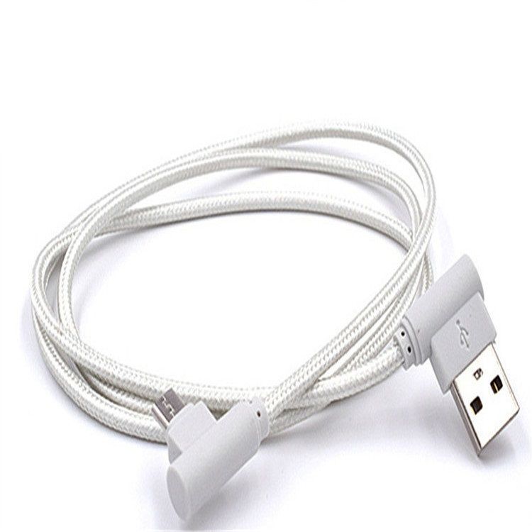 Right Angle TYPE C Micro USB Braided Cable 2A Fast Charging Charger ...