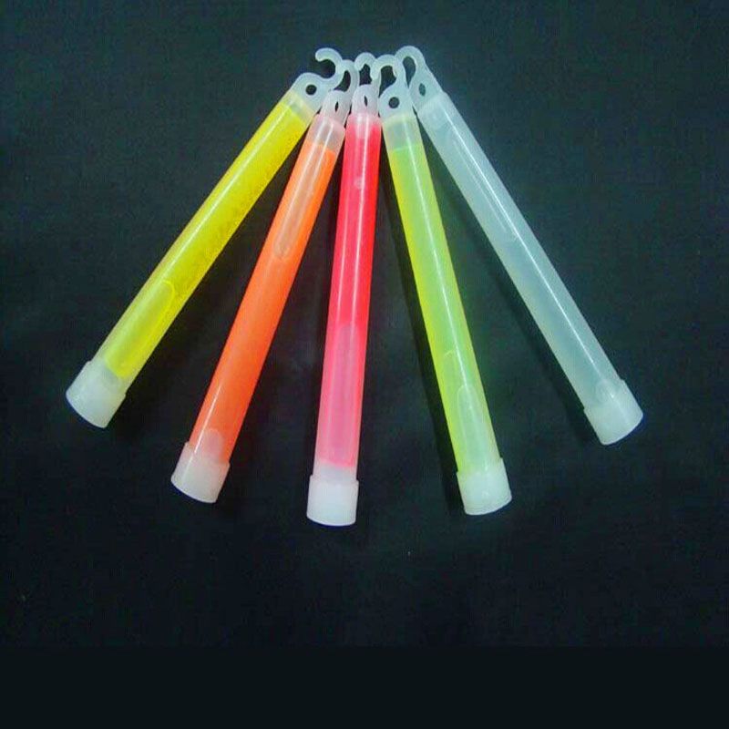 6 Inches Fluorescent Glow Stick Light Stick Premium Bright Glowing Neon ...
