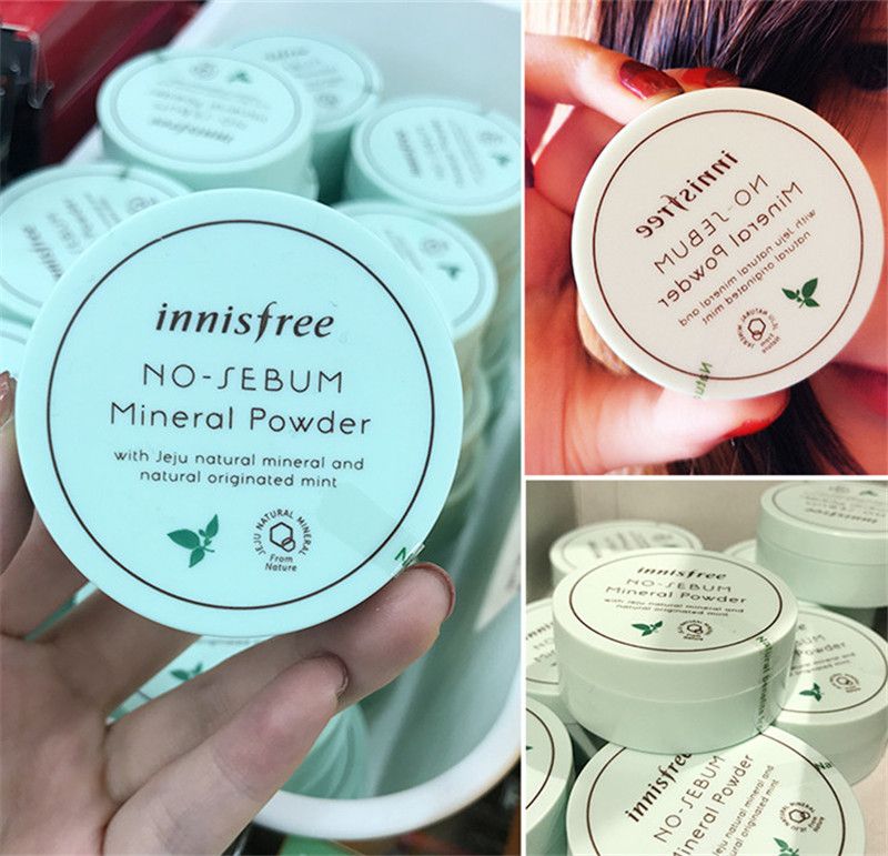 Brand Innisfree No Sebum Mineral Powder + Blur Powder Oil Control Loose ...
