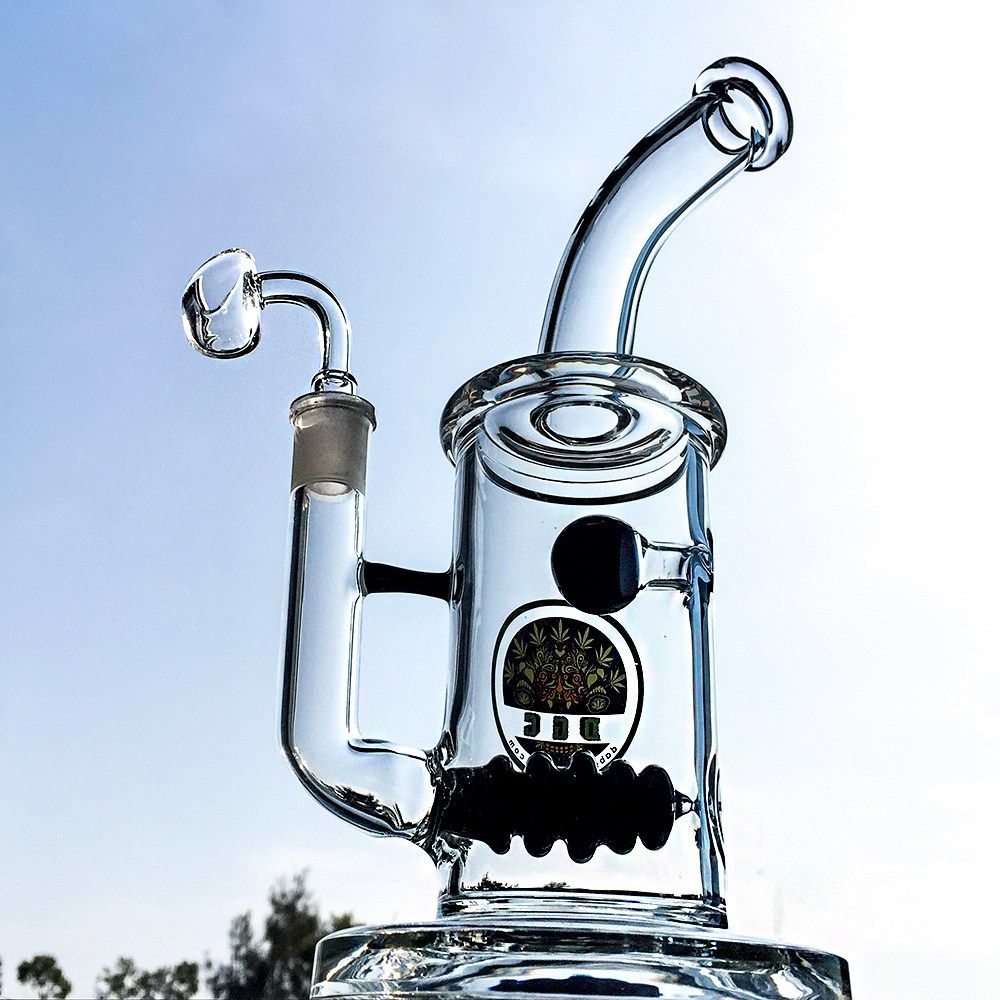 2019 14.5 Joint Glass Bongs Beehive Inline Perc Splash Ball Smoking ...