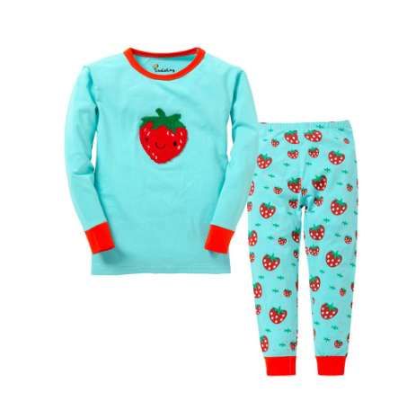Acheter Nouveau Pyjama Fraise Filles Enfants Fruits Pyjamas Enfants ...
