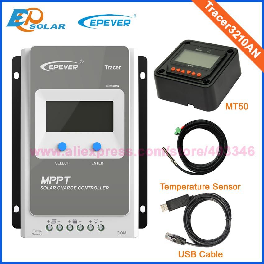 2020 EPsolar MPPT Solar Controller 30A 30amp With MT50 Remote Meter ...