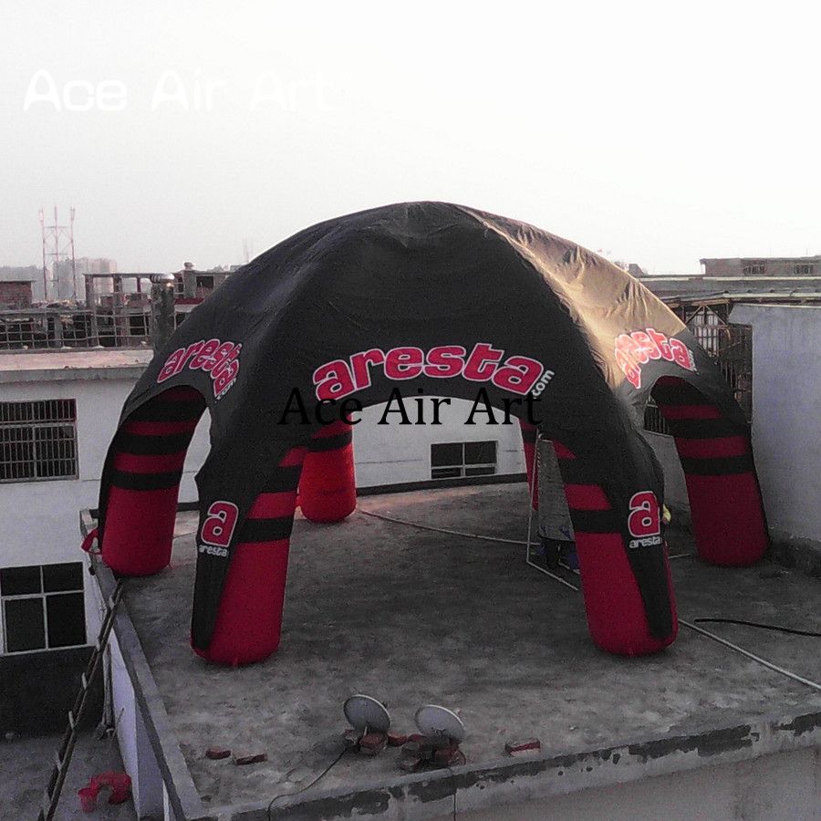 Best Black And Red Inflatable Spider Tent Come With Air Blower ...