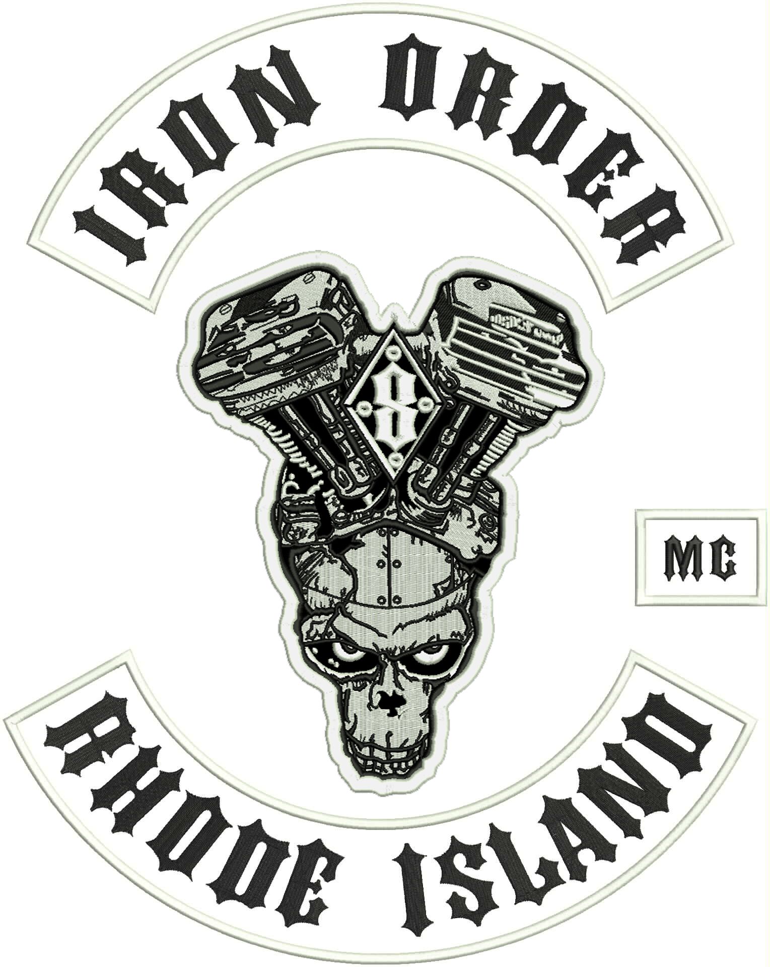 2019 NEW ARRIVAL COOL MC IRON ORDER RHODE ISLAND EMBROIDERY PATCH ...