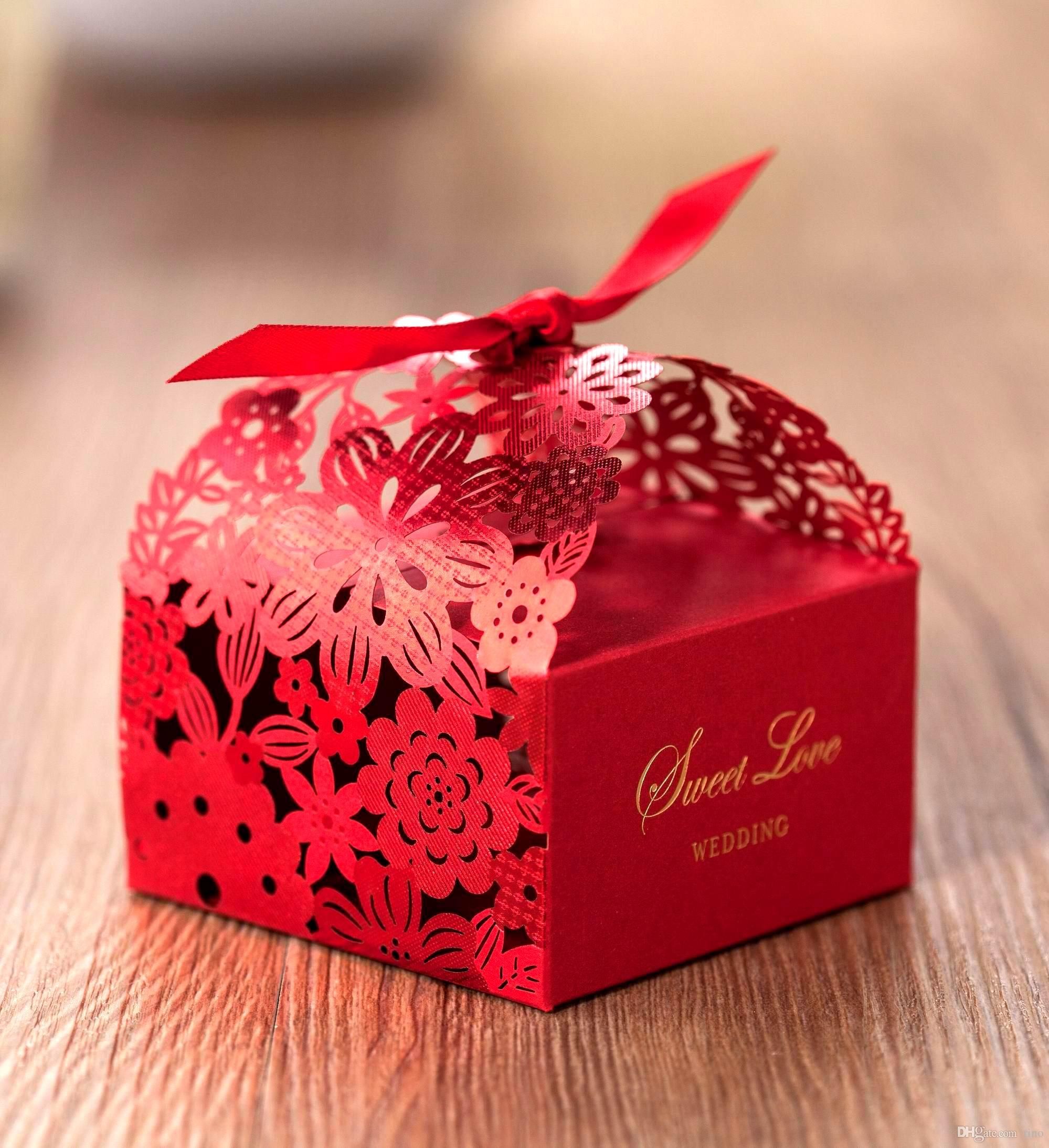 Wedding Favors Gift Boxes Candy Box Party Favors Hollow Wedding Candy 
