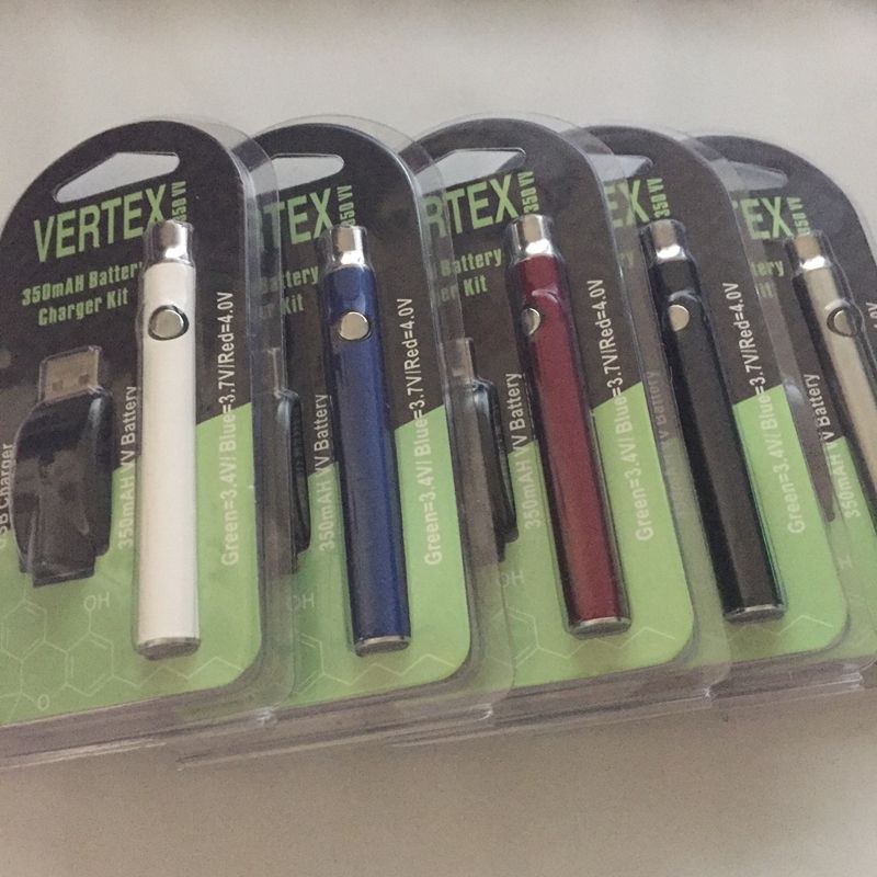Vertex Preheat Battery 350mAh Variable Voltage 510 Thread Vape Pen ...