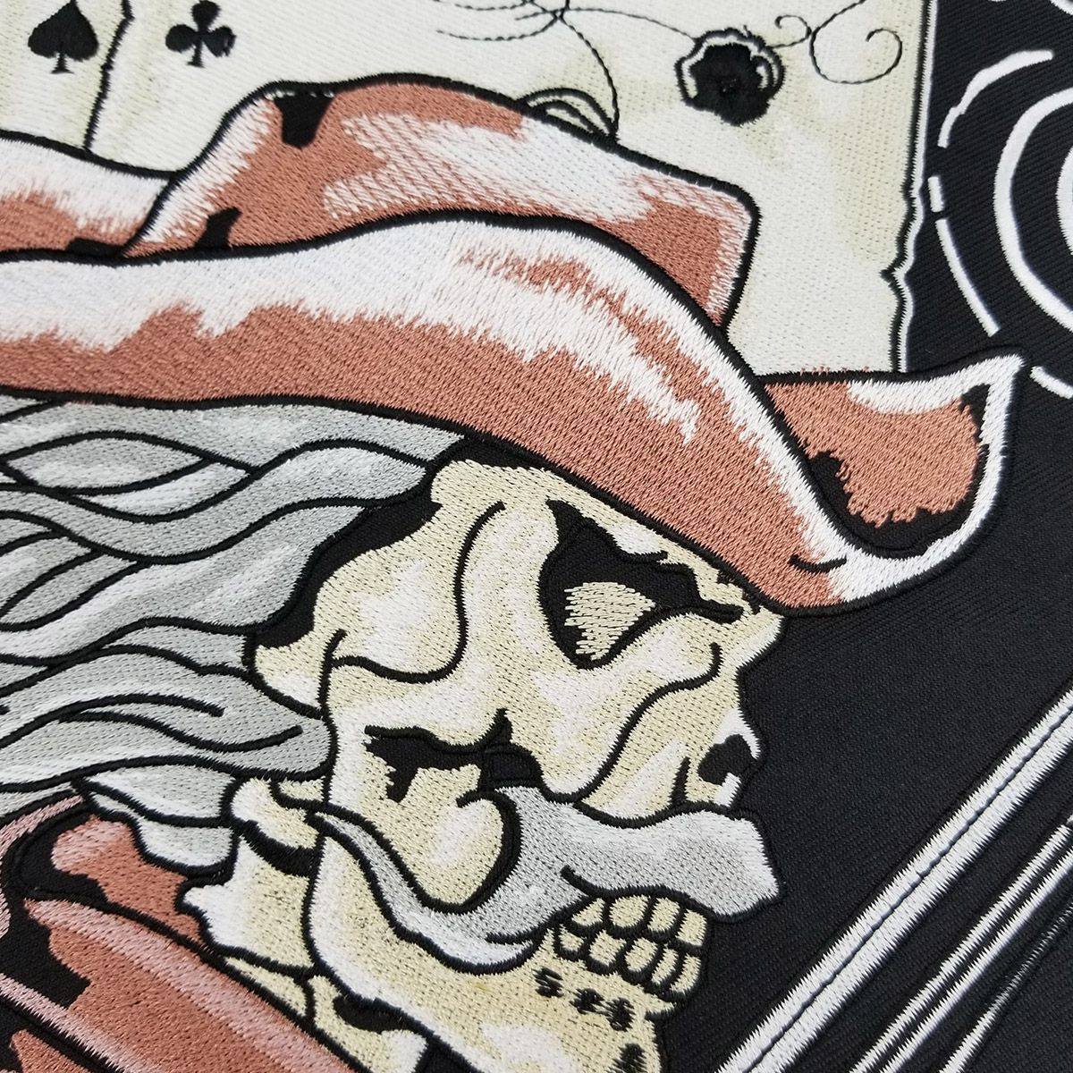 2021 Whole Sale Custom Dead Mans Hand Cowboy & Guns Patch Large Back ...