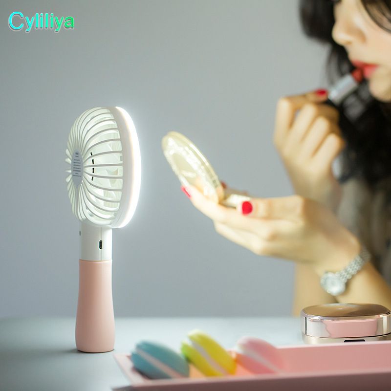 Handheld Electric Fans Mini Portable Handle Fan With Rechargeable 1200 ...
