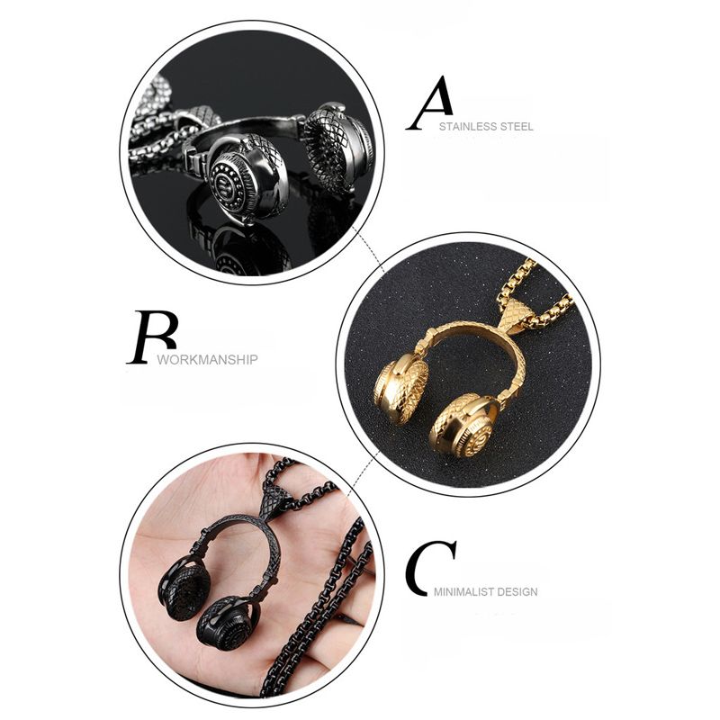 Wholesale Stainless Steel Hip Hop Jewelry Vintage Men Rock Punk Rapper ...