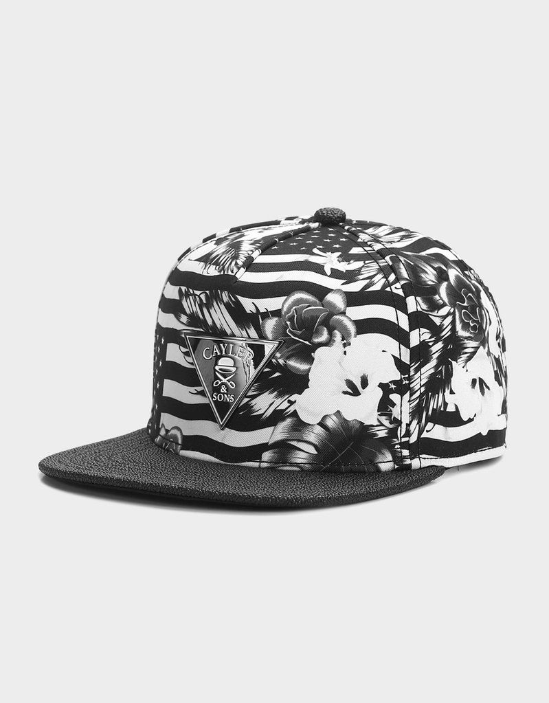 Fashion Hip Hop Print Man Woman Snapbacks 100% Polyester Black White C ...