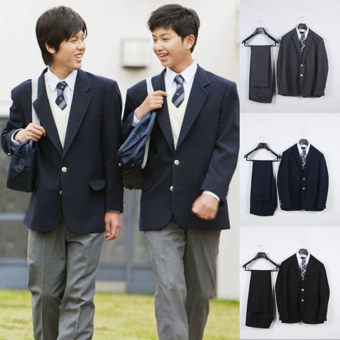 Preppy Style Japanese DK Student Uniforms Men SuitJacket+Pants Boys Two ...