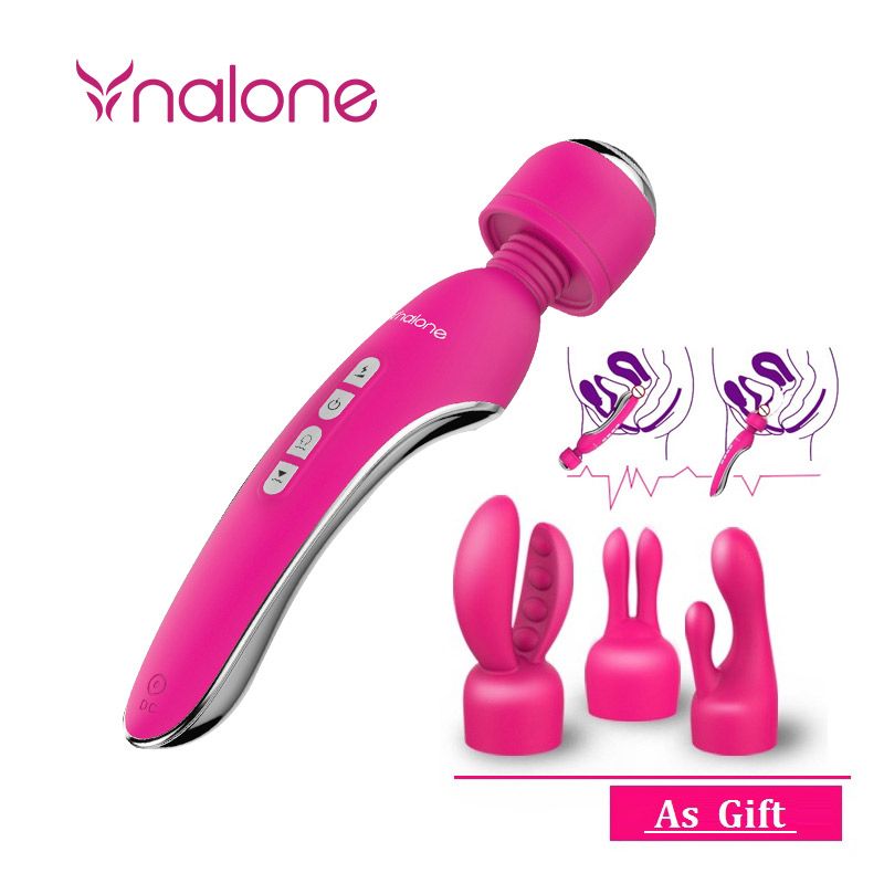 Nalone Rechargeable Nalone Electro Magic Wand Vibrator 7 Stimulation