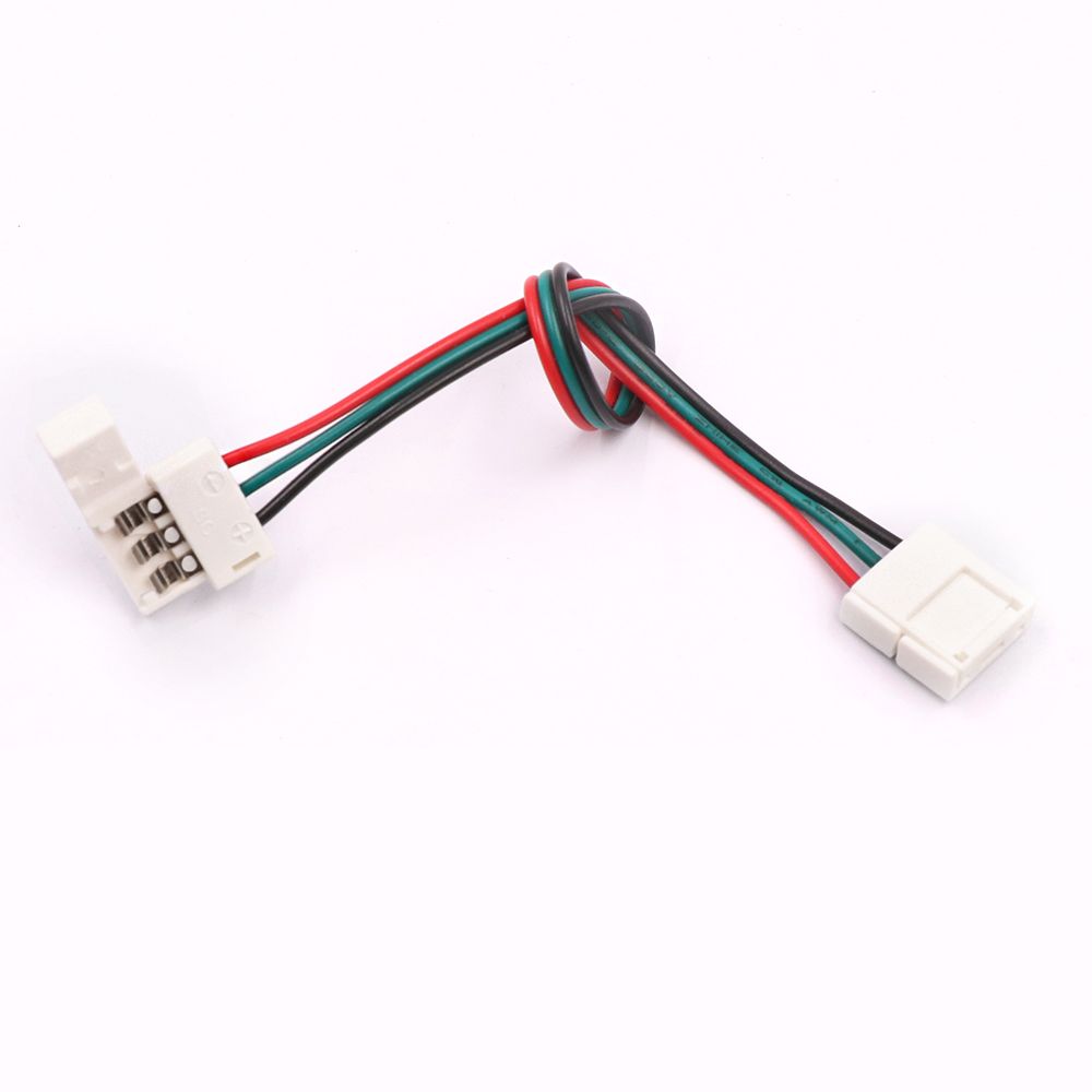 3 Pin Connector PCB Solderless Corner Connectors 1 2 Clip For 10mm ...