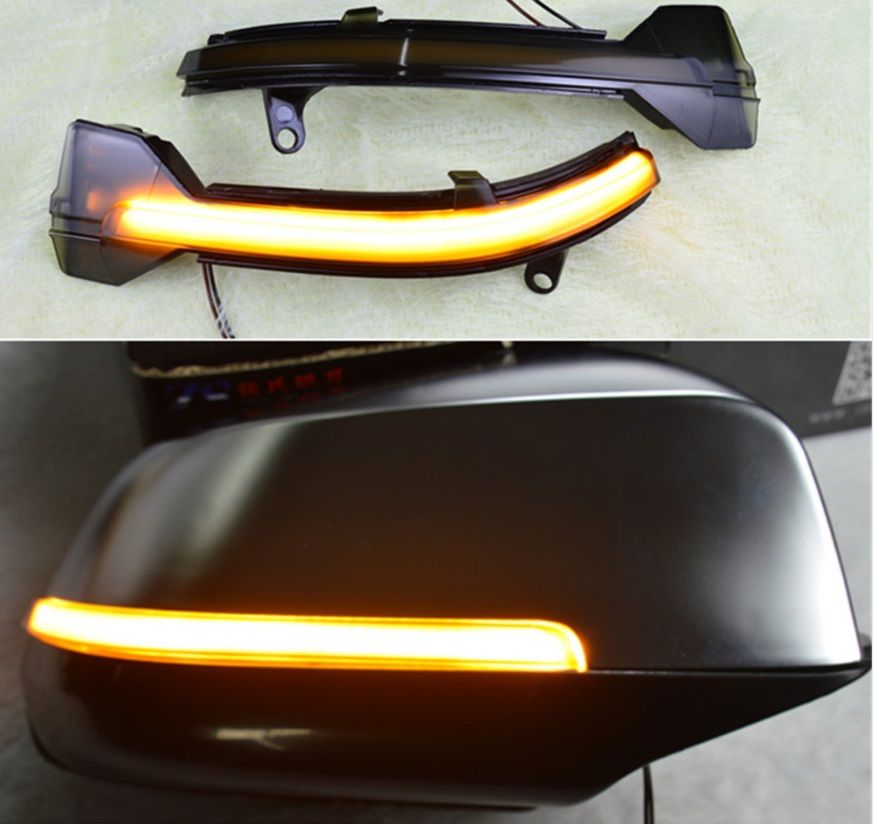 2021 LED Rearview Mirror Indicator Blinker Light Dynamic Turn Signal ...
