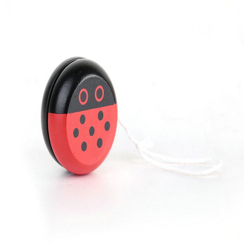 Red Cute Animal Yo Yo Toys Bearing Professional Yoyo Toys Wood High ...