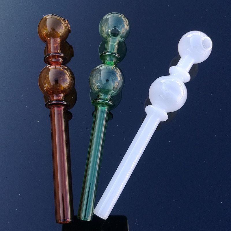2019 5.5inch Glass Smoking Pipes Straight Tube Glass Pipe Colorful Oil ...