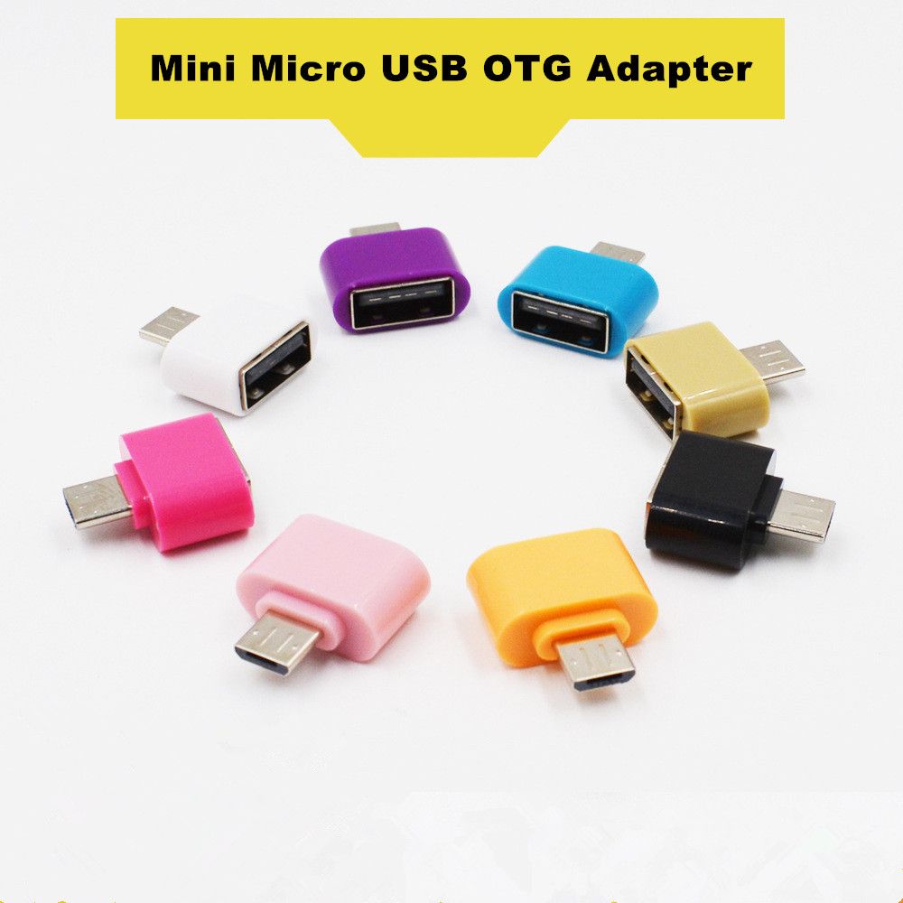 Mini Micro USB To USB 2.0 OTG Adapter Converter For Android Smart ...