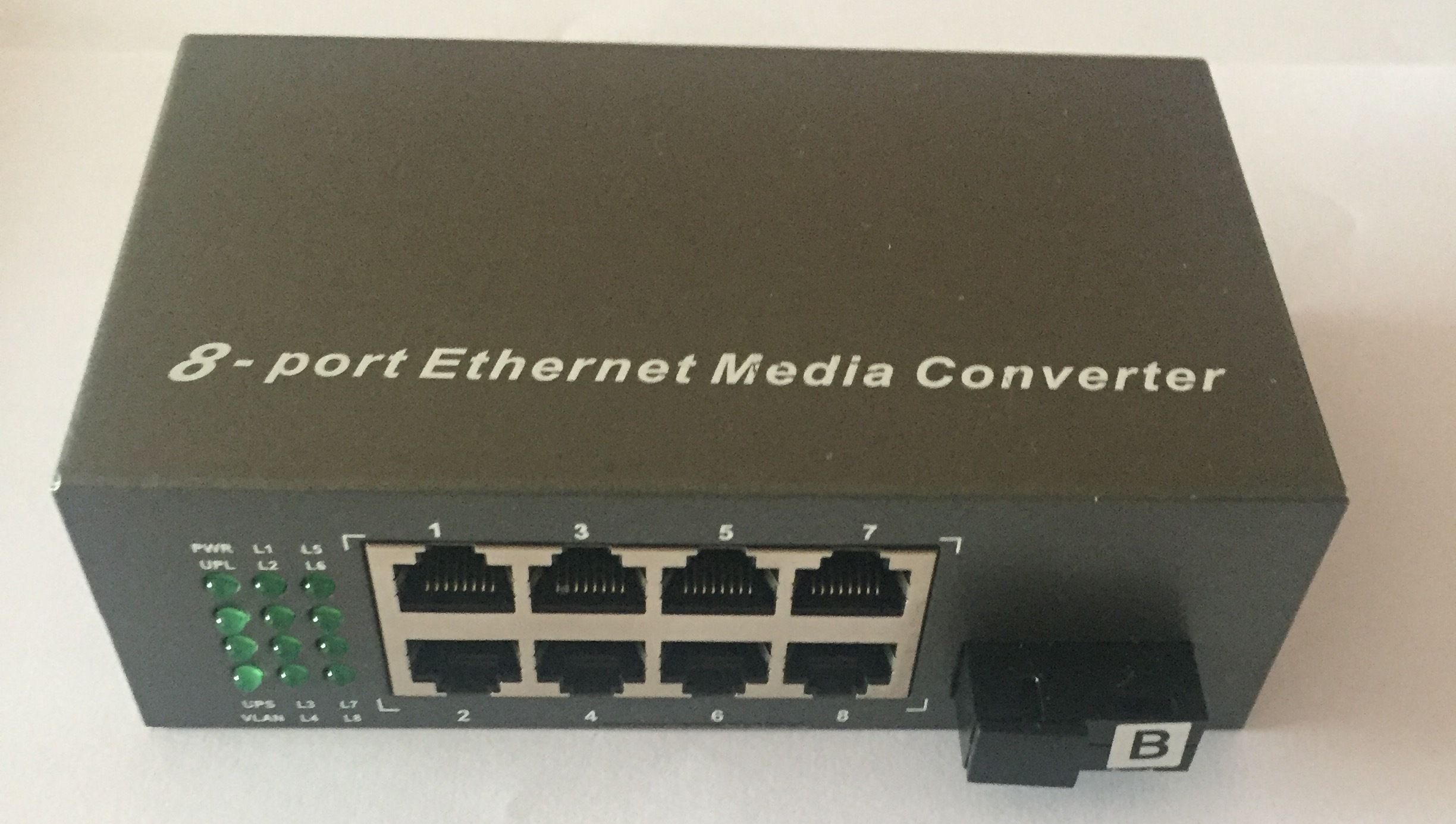 8ports 10/100M Ethernet Fiber Optical Switch 8 RJ45 To Fiber Converter ...