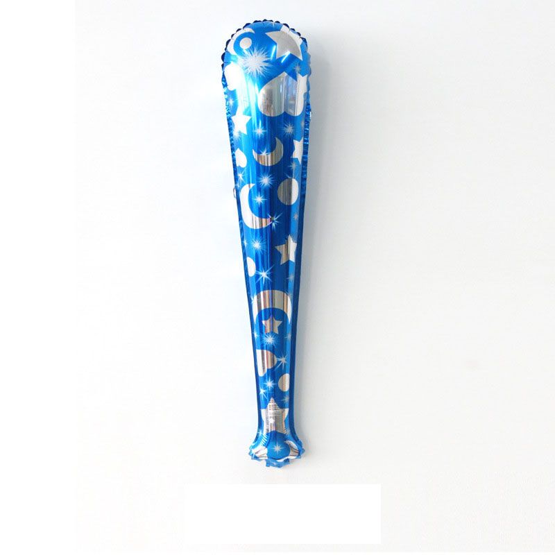 Baseball Bat Aluminum Foil Balloons Toys Party Cheering Stick Blow Bar ...