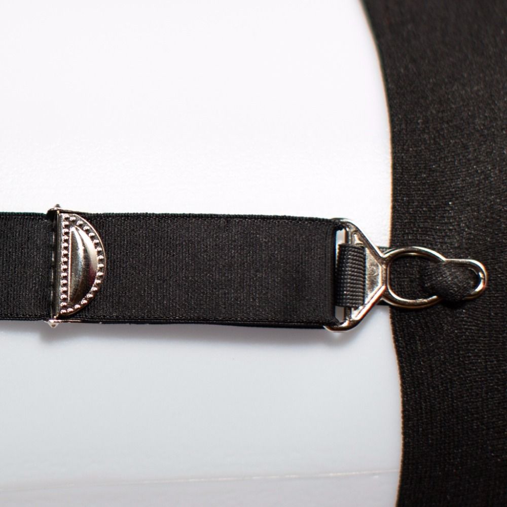 2021 6 STRAP PLAIN BLACK SUSPENDER BELT ,Garter Belt Plus Size Set ...