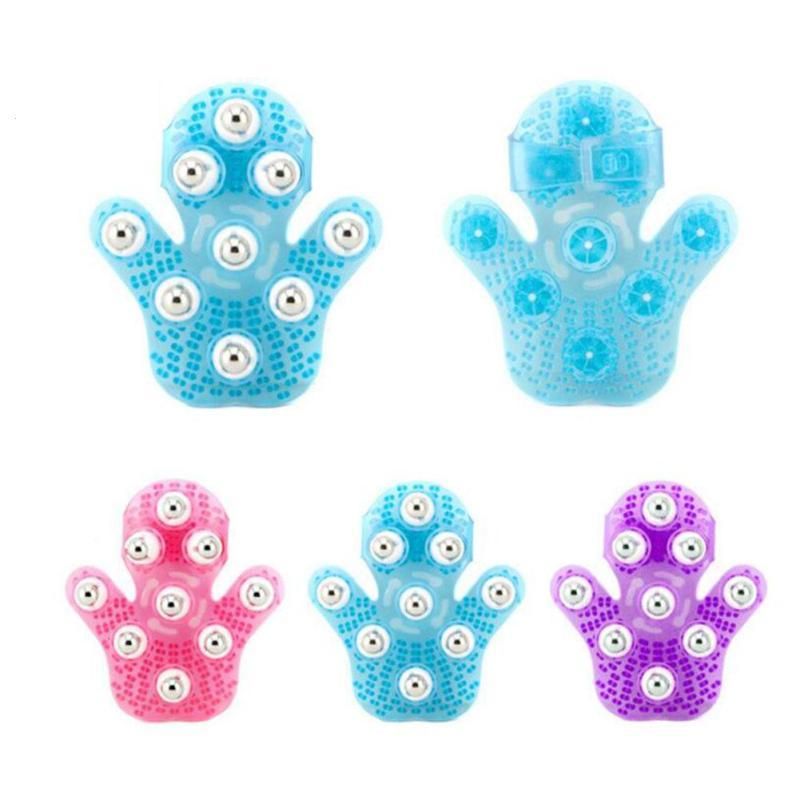 Nine Beads Handheld Massager Nine Body Palm Shaped Massage 360 Degree ...