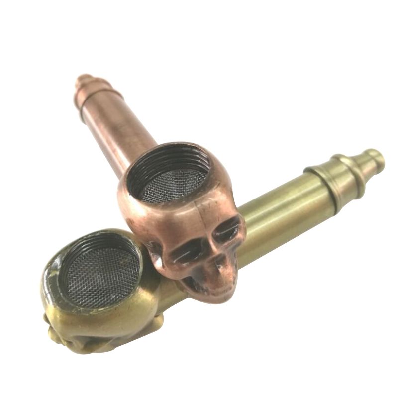 2020 Creative Skull Mini Pipe Metal Ghost Household Merchandises ...