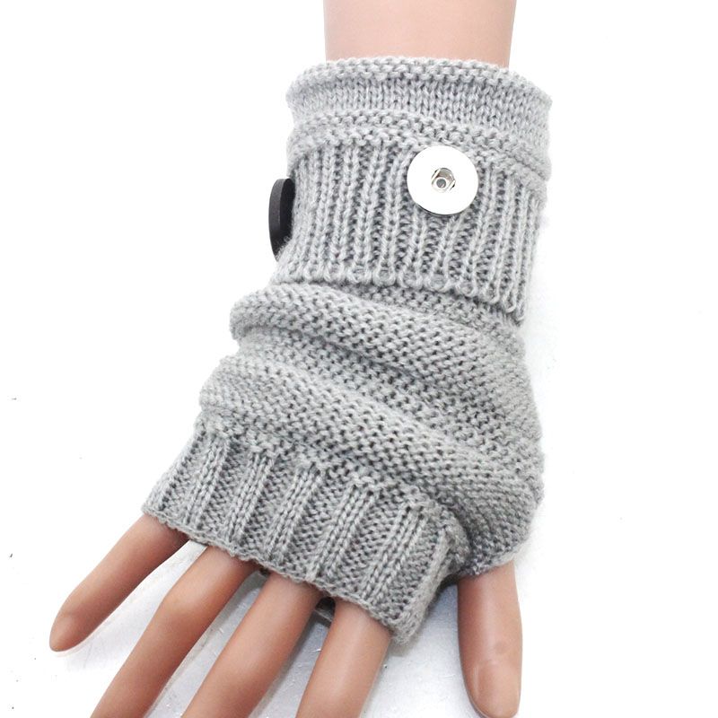 2020 Warm Winter 18mm Metal Snap Button Gloves Snap Mittens Watches ...