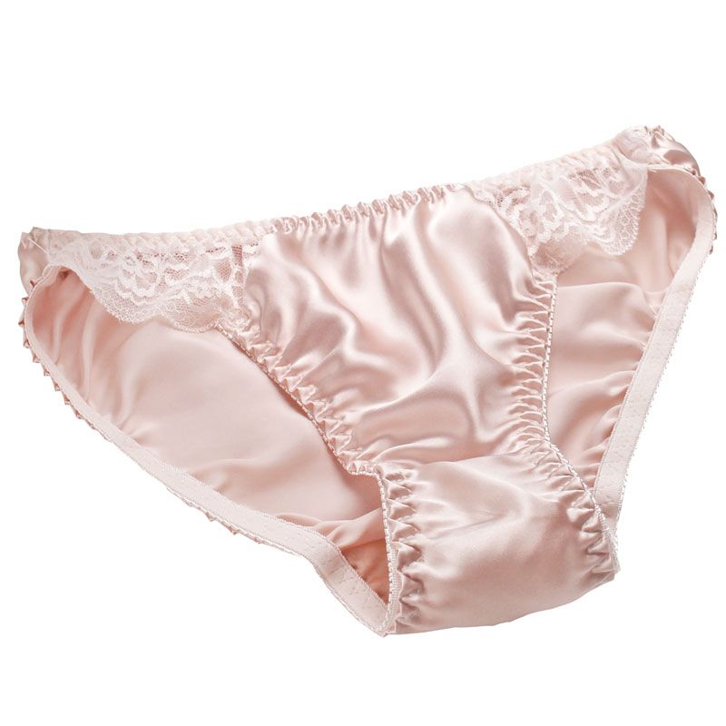 2021 Women Pure Silk Sexy Panties 100 Silk Briefs For Lady Underwear