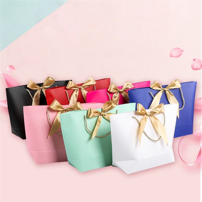 Present Box For Pajamas Clothes Books Packaging Gold Handle Paper Box ...