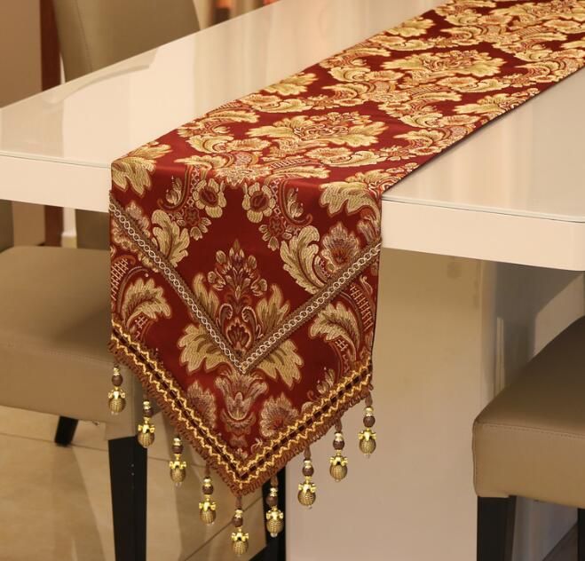 Luxury Table Runner Tables Cloth Wedding Kitchen Utensils Christmas ...