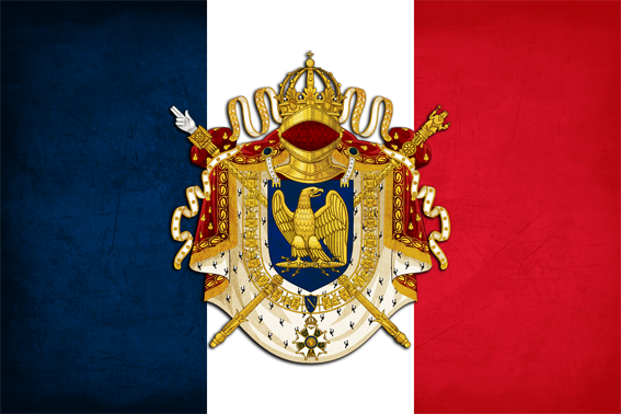Acheter France Premier Empire Français Grunge Drapeau Bannière 150 CM ...