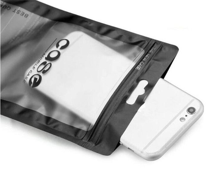 2021 Universal 12*21cm Zip Lock Mobile Phone Accessories Case Earphone ...