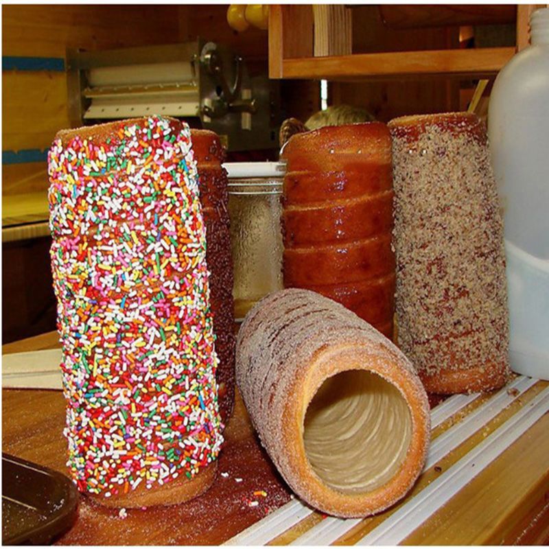 2020 Electric Chimney Cake Machine;Kurtos Kalacs Chimney Cake Baking ...