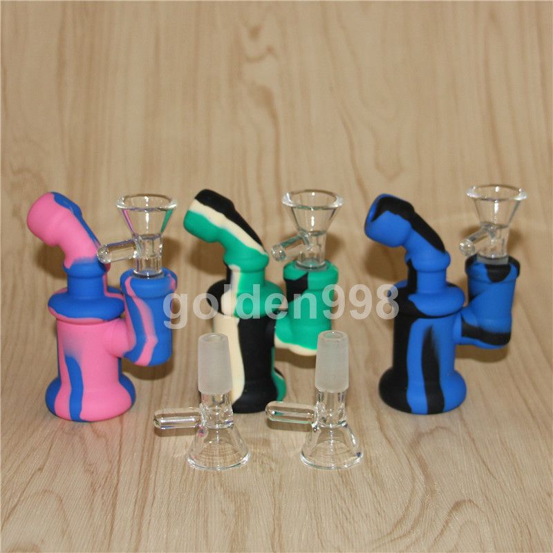 2021 Portable Hookah Silicone Water Pipes For Smoking Dry Herb ...