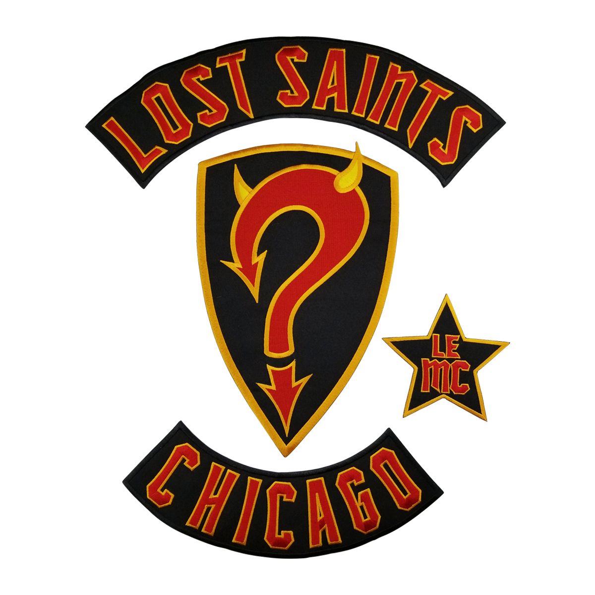 2021 HOT SALE LOST SAINTS CHICAGO MOTORCYCLE COOL LARGE BACK PATCH CLUB ...