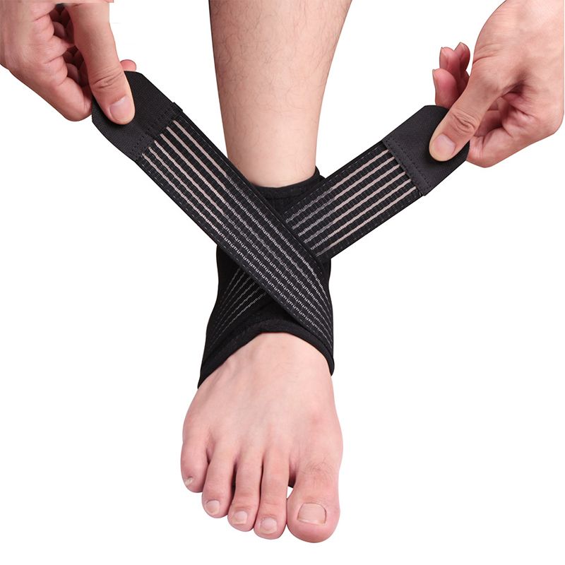 Sports Fitness Ankle Cross Winding Compression Straps Foot Basketball ...