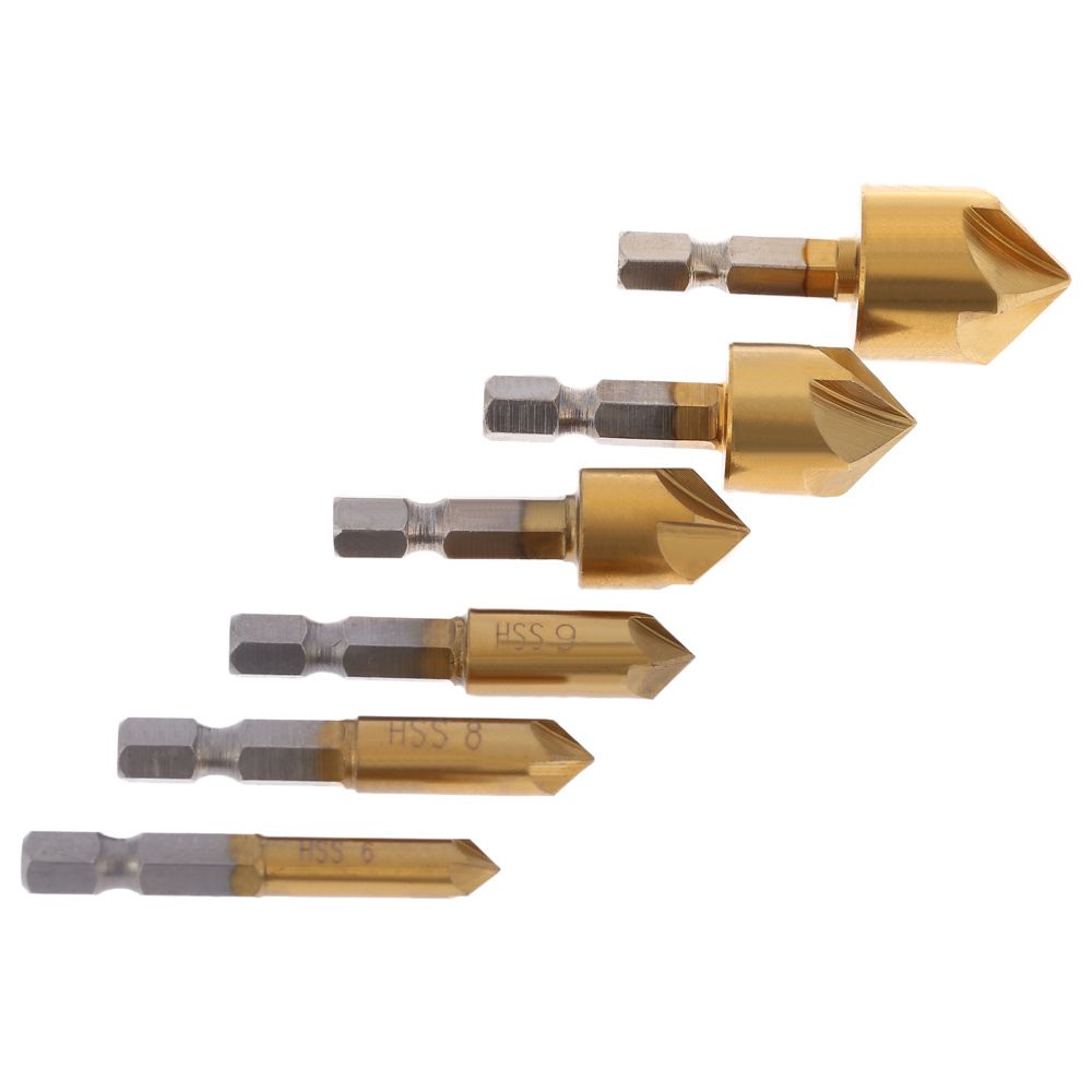 2020 High Quality Steel Chamfer Countersink Set 90 Degrees Chamferring ...