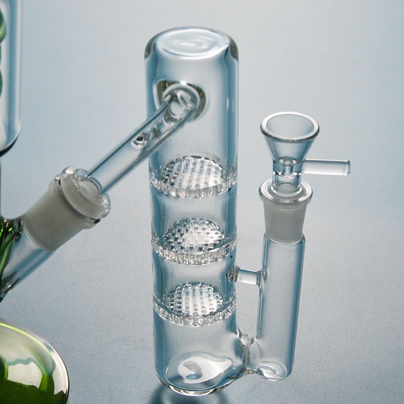 2021 Three Layer Ash Catcher 14mm Or 18mm Ashcatcher 90 45 Degrees ...
