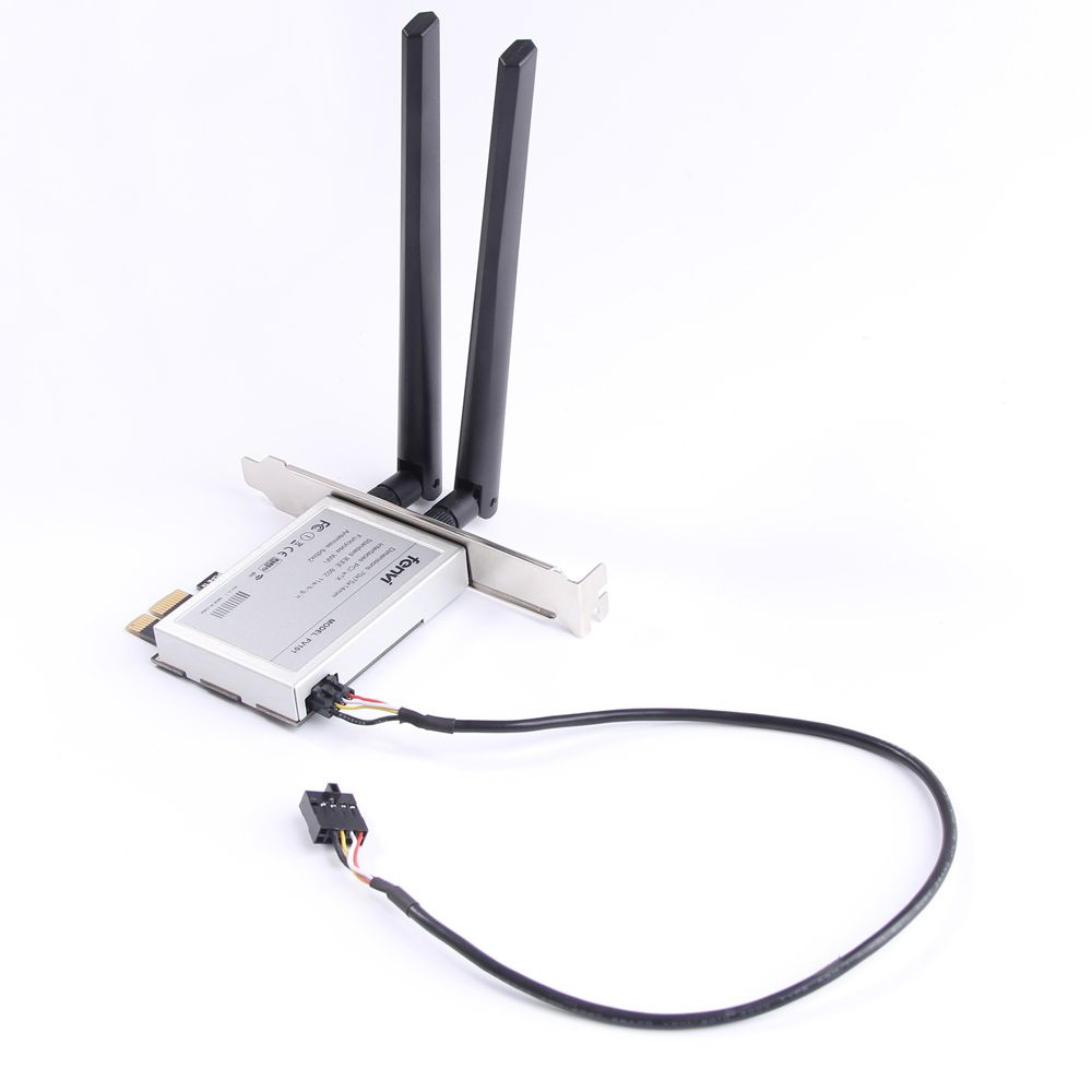 Fenvi Mini PCI E To PCI E X1 Wireless Adapter Converter With 2x Antenna ...