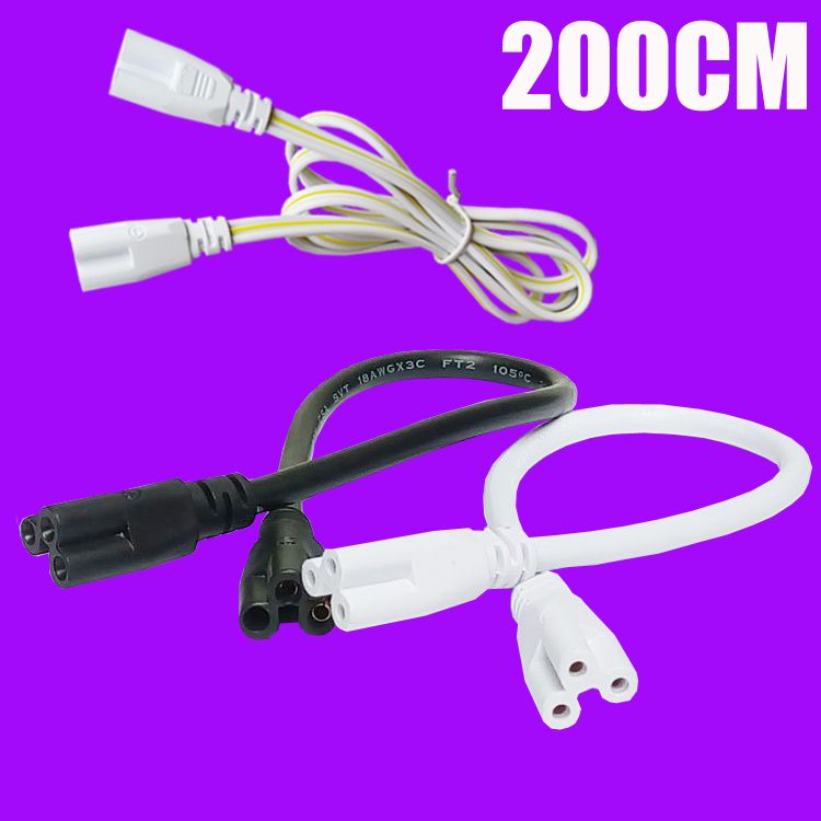 2019 T5 T8 Connecting Wire Power Cords With Standard US Plug For T5 T8 ...