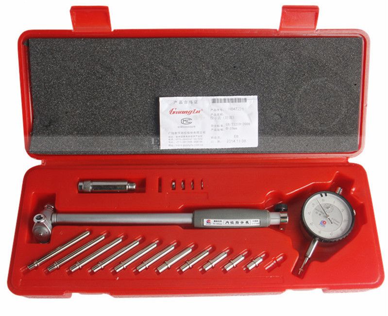 Dial Bore Gauge 50 160mm/0.01mm Center Ring Dial Indicator Micrometer ...