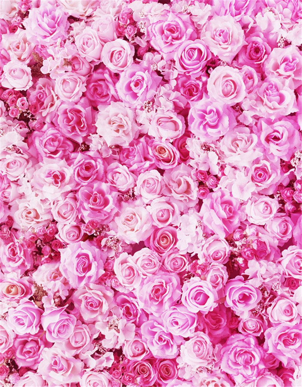 Acheter Numérique Imprimé Roses Rose Fond Photographique Bébé Nouveau ...