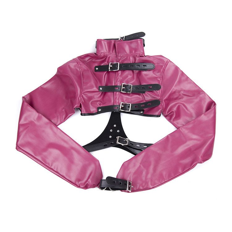 Erotic Arm Binder Women Body Bondage Restraints Clothing For Bdsm Play Faux Leather Anti Back