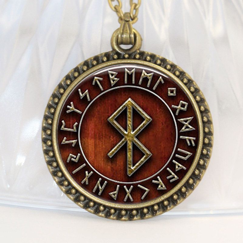 Wholesale Viking Peace Rune In Runic Circle Pendant Jewelry Viking ...