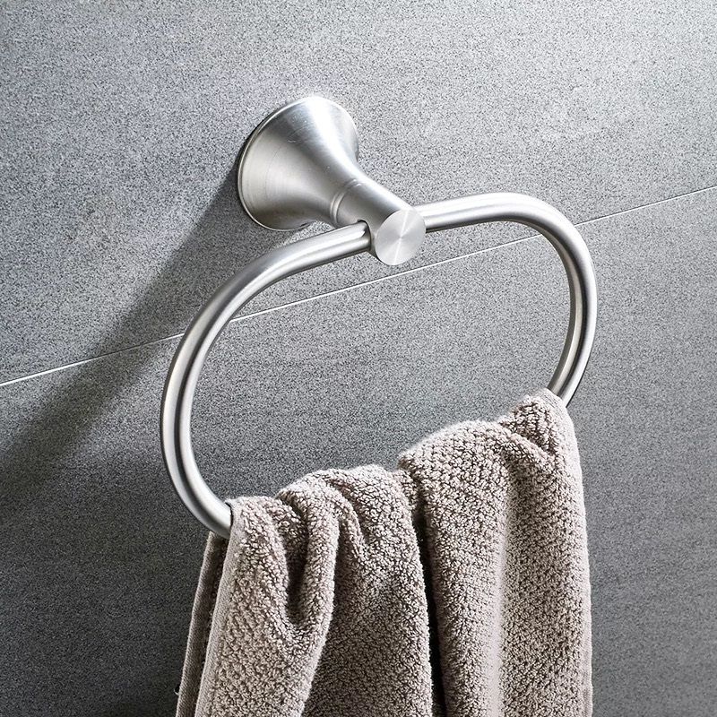 2021 2018 Stainless Steel Bath Towel Ring Wall Mount Towel Ring ...