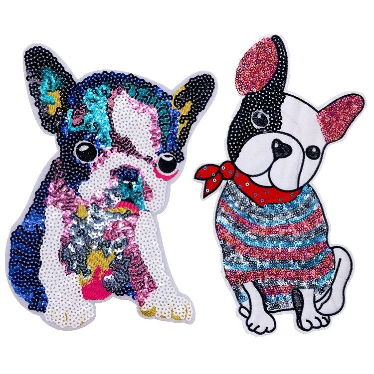 2021 Cute Animal Big Patch Dog Embroidered Iron On Cartoon Patches For Clothes Badge Stickers 2021-cute-animal-big-patch-dog-embroidered-iron-on-cartoon-patches-for-clothes-badge-stickers