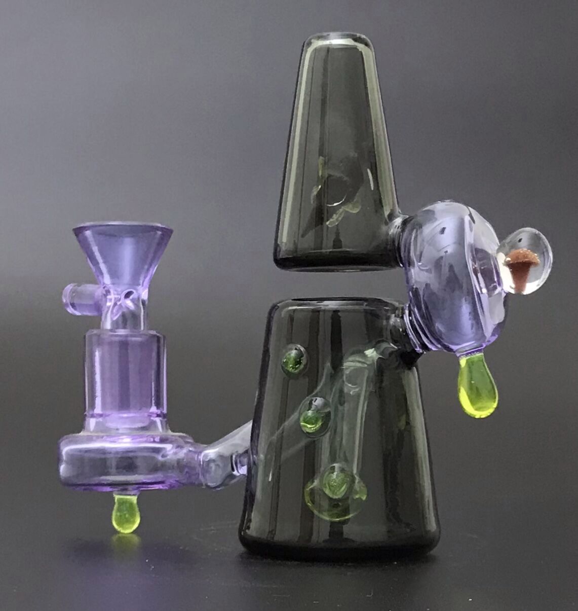 Heady Oil Dab Rigs 5 Inch Mini Glass Bong Colorful Bubbler Unique Water ...