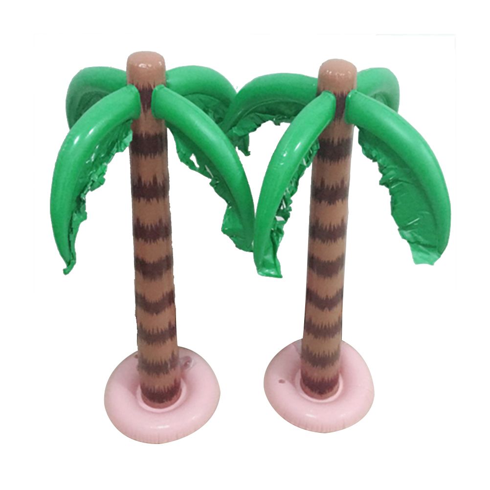 Inflatable Palm Trees Jumbo Coconut Trees Beach Backdrop Party Favors ...