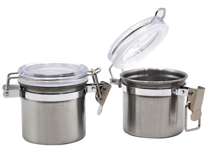 2021 Mini Stainless Steel Moisture Tank Moisture Proof Tobacco Storage ...