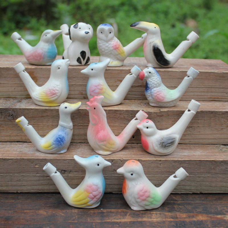 2021 New Arrival Water Bird Whistle Clay Bird Ceramic Glazed Bird ...